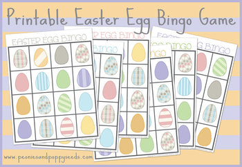 Easter Egg Bingo Free Printable Game – Dorky Doodles