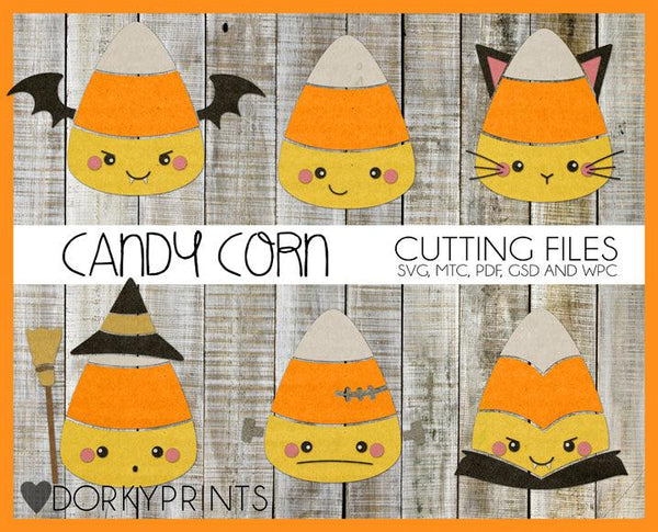 Candy Corn Cuttable Files – Dorky Doodles