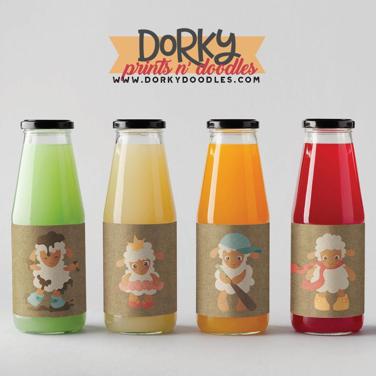 Little Lamb Spring Clipart – Dorky Doodles