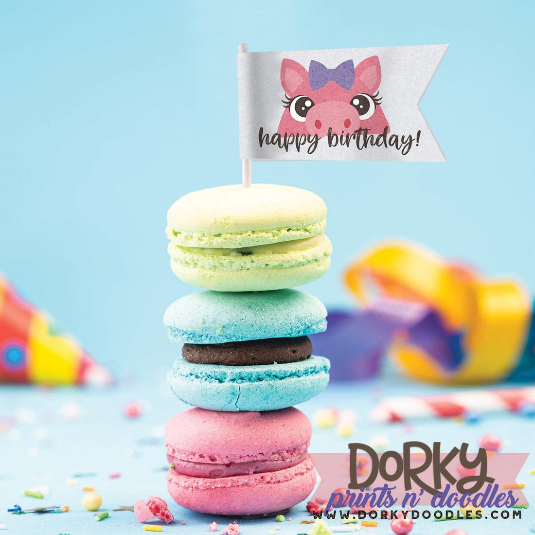 Peeking Faces Farm Animals Clipart – Dorky Doodles